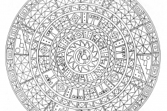 Mandala a colorier difficile - 1 - Mandalas difficiles (pour adultes)