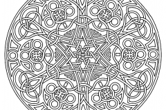 Mandala a colorier difficile - 1 - Mandalas difficiles (pour adultes)